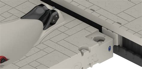 Front Mount Direct Connect To Wave Dock Kit Wave Armor Floating Docks