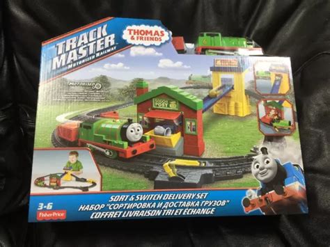Bnib Thomas And Friends Trackmaster Motorized Railway Sort And Switch Delivery Set £55 00