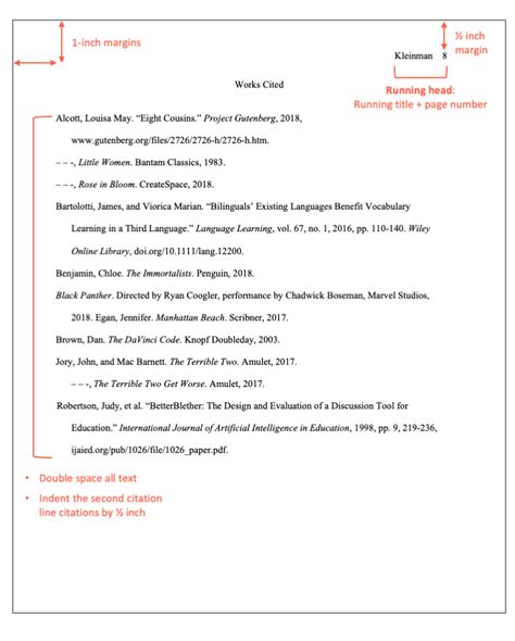 Mla Works Cited Develop An Mla Works Cited Page How To Write A