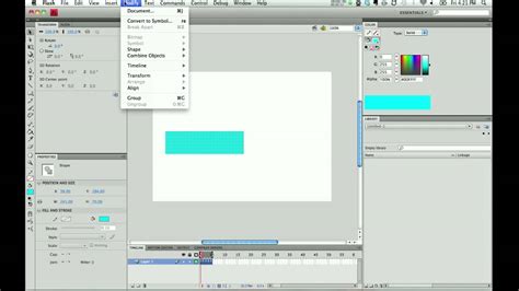 Flash How To Resize Multiple Frames Youtube