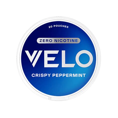 Velo Crispy Peppermint Zero Velo Snus Sans Nicotine Snushus Ch
