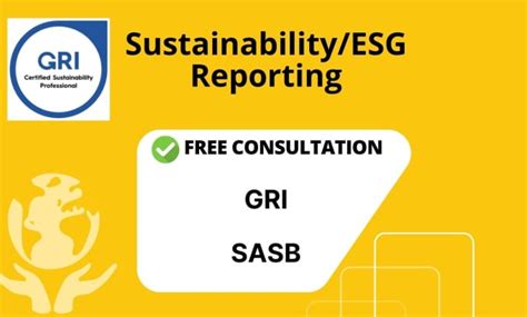 Write Esg Sustainability Reports Using Gri And Sasb Standards By Rena Kay Fiverr