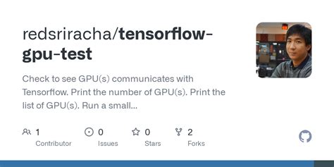 github redsriracha tensorflow gpu test check to see gpu s