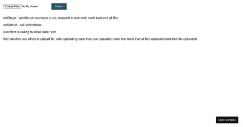 File Upload With Ui Codesandbox