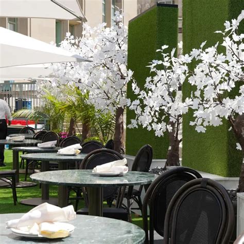 Sunset Terrace Patio At The Fort Garry Hotel Restaurant Winnipeg Mb