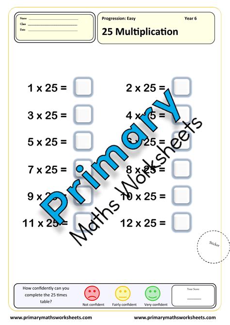 Year 6 Multiplication Worksheets Honey Bee Maths