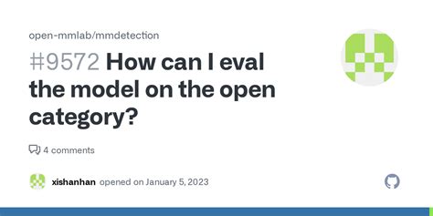 How Can I Eval The Model On The Open Category · Issue 9572 · Open