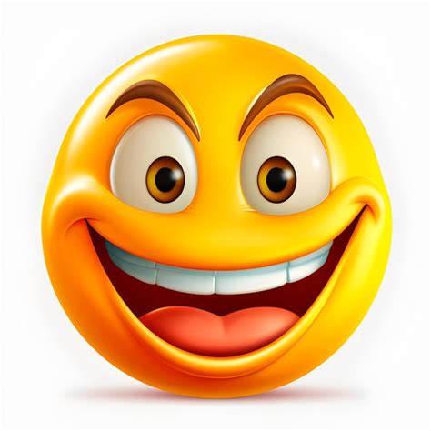 Premium Ai Image Big Smiley Emoji