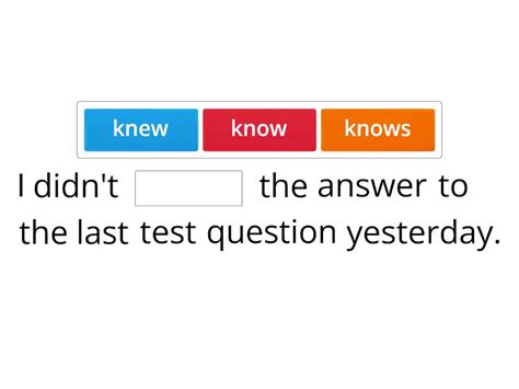 Past Simple Vs Present Simple Complete The Sentence