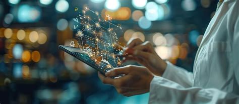 Digital Transformation On Tablet Premium Ai Generated Image