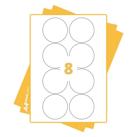 Circle Labels And Stickers A4labels