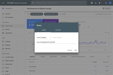 Google Search Console Adds Regular Expression Support And More Data Filtering To Performance Reports