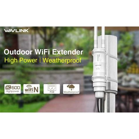 Jual Wavlink Aerial Hd2 Ac600 Outdoor Wi Fi Range Extender Alt