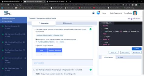 veerababu yandapalli on linkedin 30daysofcodechallenge sql nextwave
