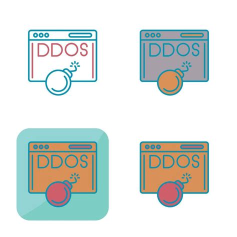 Ddos Attack Vector Icon 34546037 Vector Art At Vecteezy