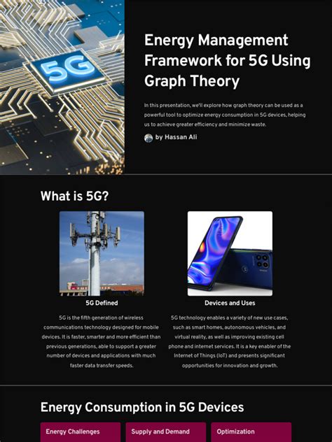 Energy Management Framework For 5g Using Graph Theory 1 Pdf Efficient Energy Use