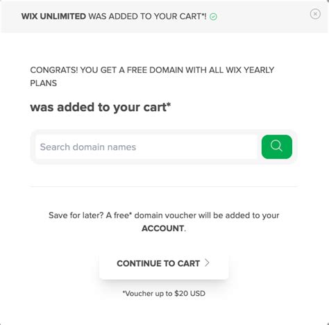 How To Locate And Use Wix Domain Bundle Voucher At A Later Date Name