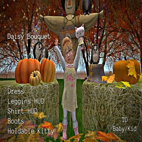 Second Life Marketplace Sm Daisy Bouquet