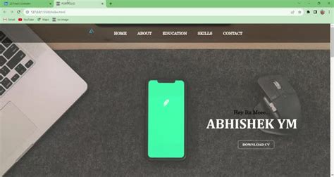 Abhishek Ym On Linkedin Html Css Bootstrap Portfolioshowcase
