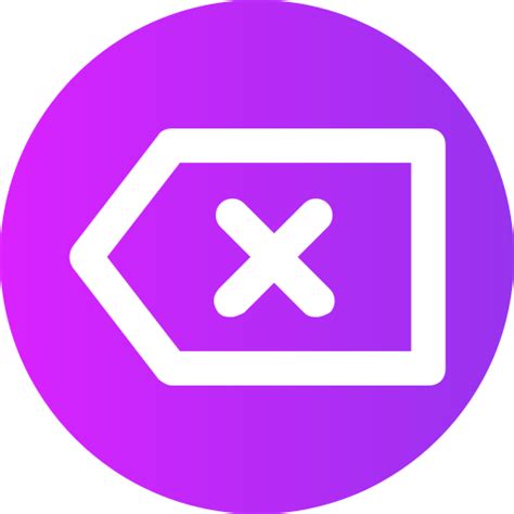 Delete Generic Gradient Fill Icon