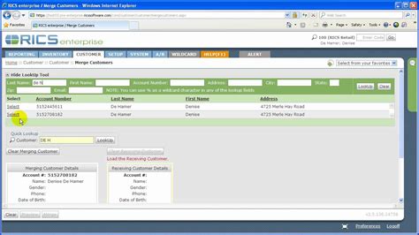MergeCustomerAcctsWhereDups YouTube