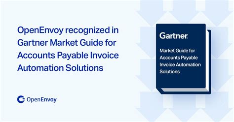 OpenEnvoy on LinkedIn: Gartner Market Guide for Accounts Payable Invoice Automation Solutions