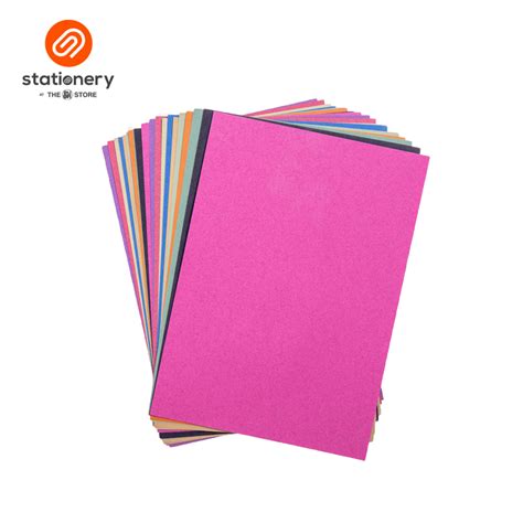Buy Construction Paper Assorted Colors Sm Stationery