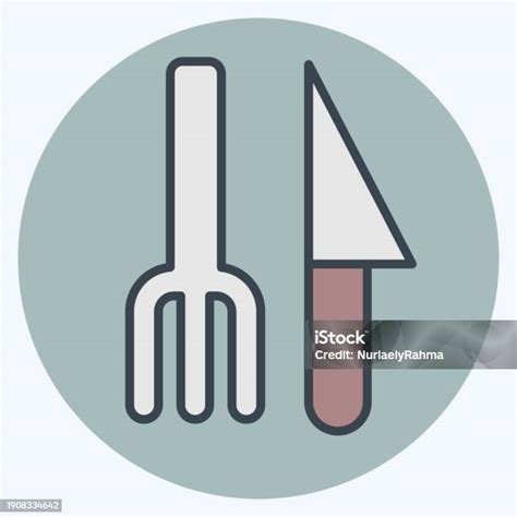 아이콘 커트러리 플라스틱 오염 기호와 관련이 있습니다 색상 메이트 스타일 심플한 디자인 편집 가능 간단한 일러스트레이션 0명에
