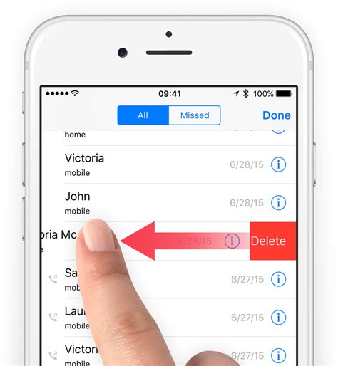 Delete Button Iphone
