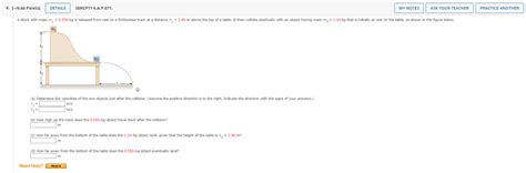 Solved A Determine The Velocities Of The Two Objects Just