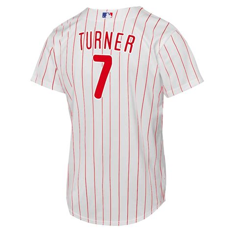 Youth Philadelphia Phillies Trea Turner Nike White Home Replica Player Jersey