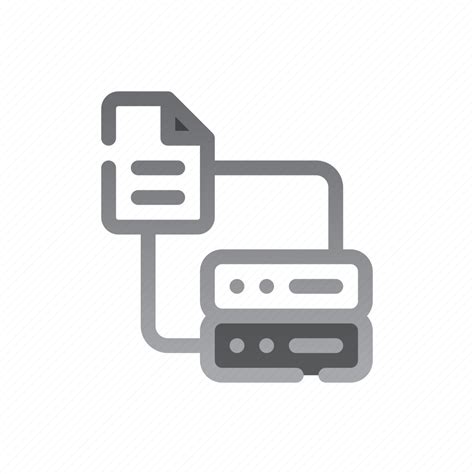 Database Storage File Server Document Icon Download On Iconfinder