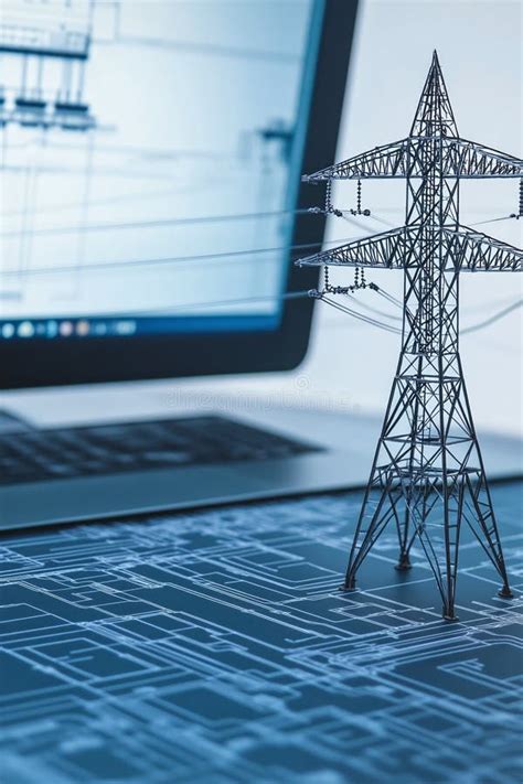 Engineerâ€™s Computer Displaying A Detailed Cad Model Of Renewable