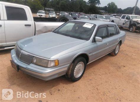 1990 Lincoln Continental 1lncm9749ly805592 Bid History Bidcars