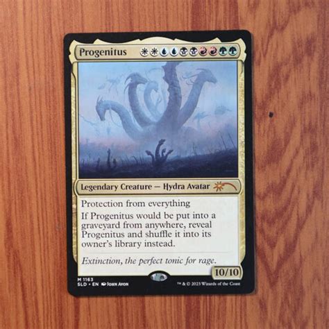 1x Mtg Proxy Progenitus Secret Lair Drop Sld Hologram Magic The