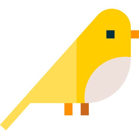 Bird Basic Straight Flat Icon