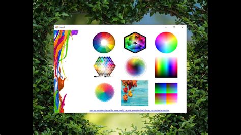 How To Create Custom Color Picker Custom Cursor Using C WinForms Free Open Source Code