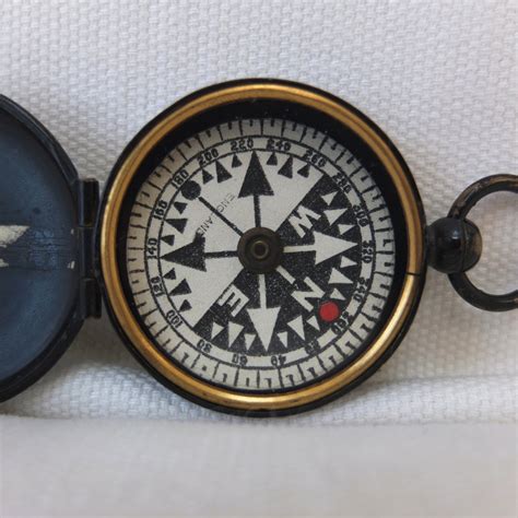Francis Barker Hunter Cased Scouting Pocket Compass Compass Library