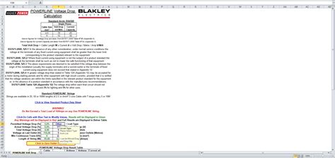 Powerline Voltage Drop Calculation Eloquens