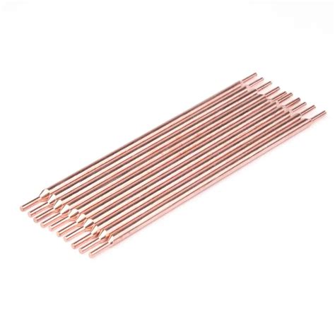 듀얼 헤드 스폿 용접 핀 알루미늄 구리 전극 팁 피트 바늘 리튬 배터리 용접기 액세서리 15x3x100mm용접봉
