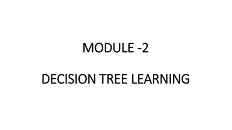 machine learning using python module 2 ppt pdf