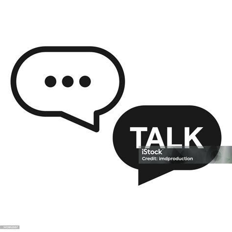 토크 버블 스피치 아이콘입니다 대화 채팅 풍선 벡터 일러스트 레이 션 0명에 대한 스톡 벡터 아트 및 기타 이미지 0명 개념 개념과 주제 Istock