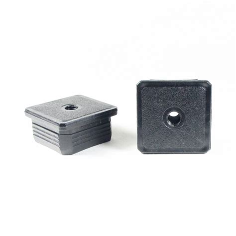 Square M10 Threaded Ribbed Insert For 50 X 50 Mm Outer Dimension Square