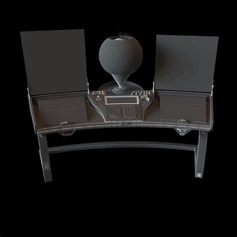 공상 과학 명령 패널 3d 모델 99 Max Free3d