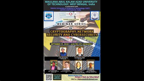 Cryptography Network Security And Cybersecurity Session Vii Makaut