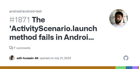 The Activityscenariolaunchactivityforresult Method Fails In Android