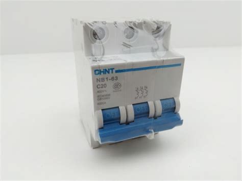 Chint Nb1 63 C40 Circuit Breaker 400v 3 Pole 63a