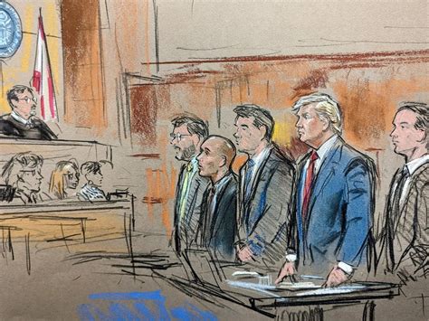 Court Artist Defends ‘flattering Trump Arraignment Sketch The