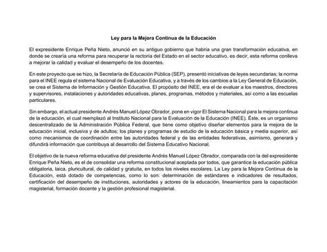Gestion En Nueva Escuela Mexicana Y Reporte De Lectura Pdf