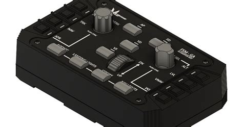 Gnx Fsm Ga Front Switchboard Module General Aviation By Cryshedian Download Free Stl Model